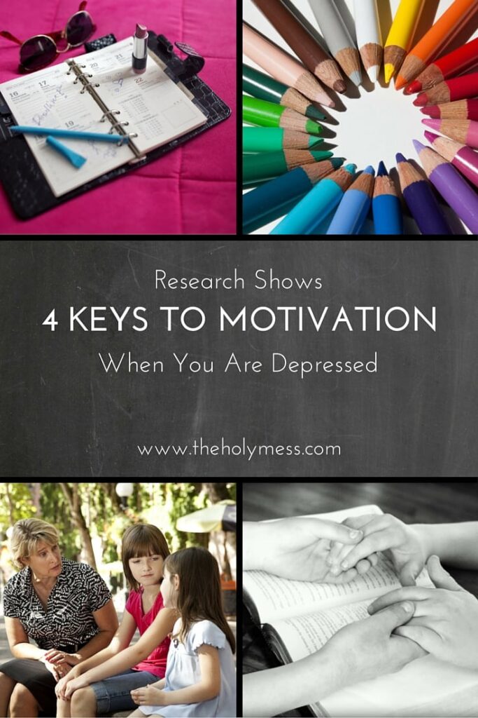Research Shows 4 Keys to Motivation When You Are Depressed