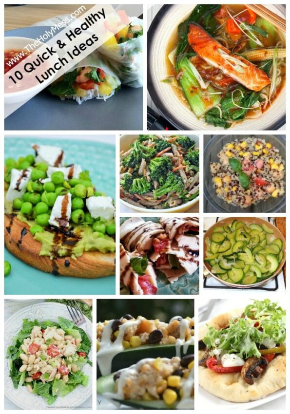 10 Quick and Healthy Lunch Ideas The Holy Mess
