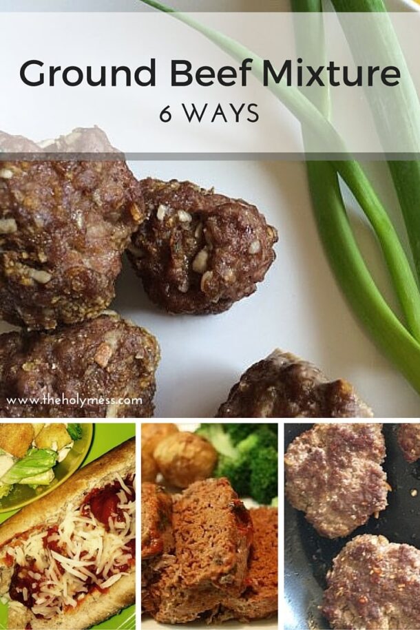 Ground Beef Mixture 6 Ways