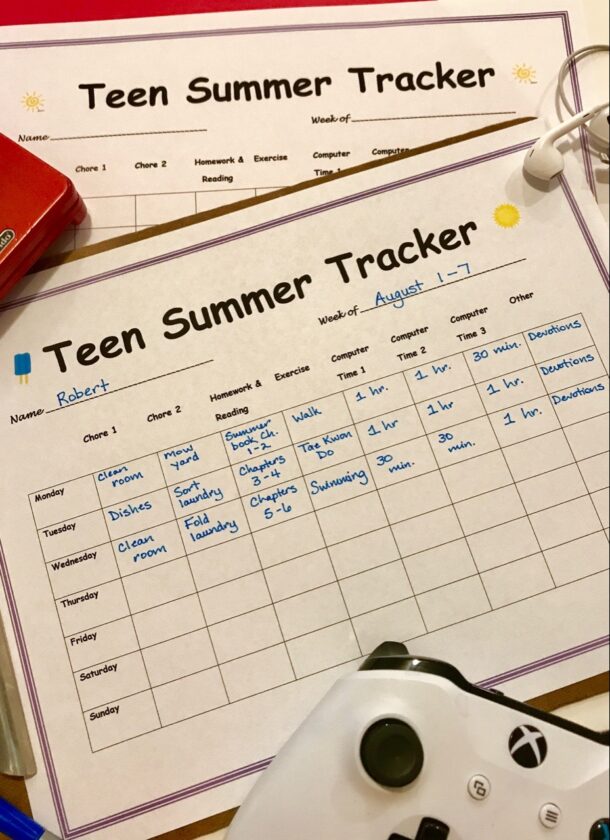 Teen Summer Tracker