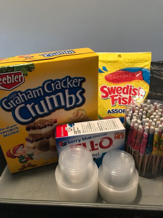 On the Beach Jello Mini-Serving Dessert Cups for Kids