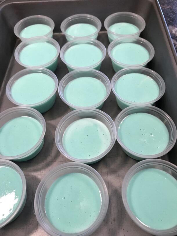 On the Beach Jello Mini-Serving Dessert Cups for Kids