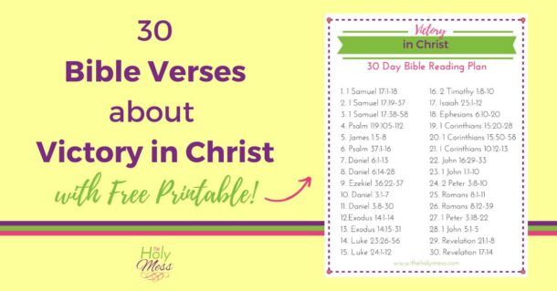 30 Day Victory in Christ Bible Reading Plan