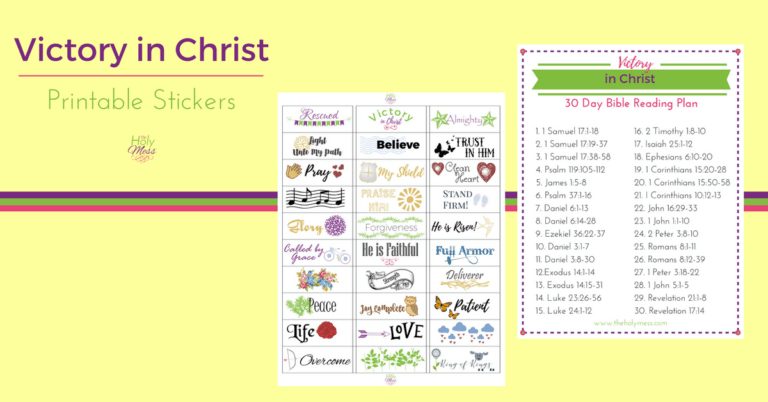 30 Day Victory in Christ Bible Reading Plan