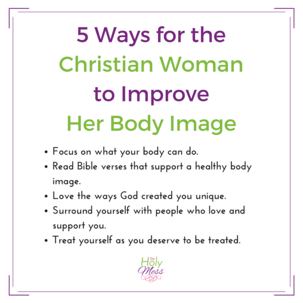 5 Ways for a Christian Woman to Improve Her Body Image