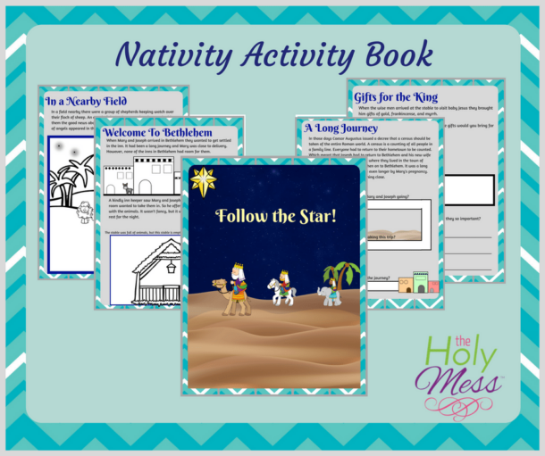 Printable Nativity Activity Book for Kids