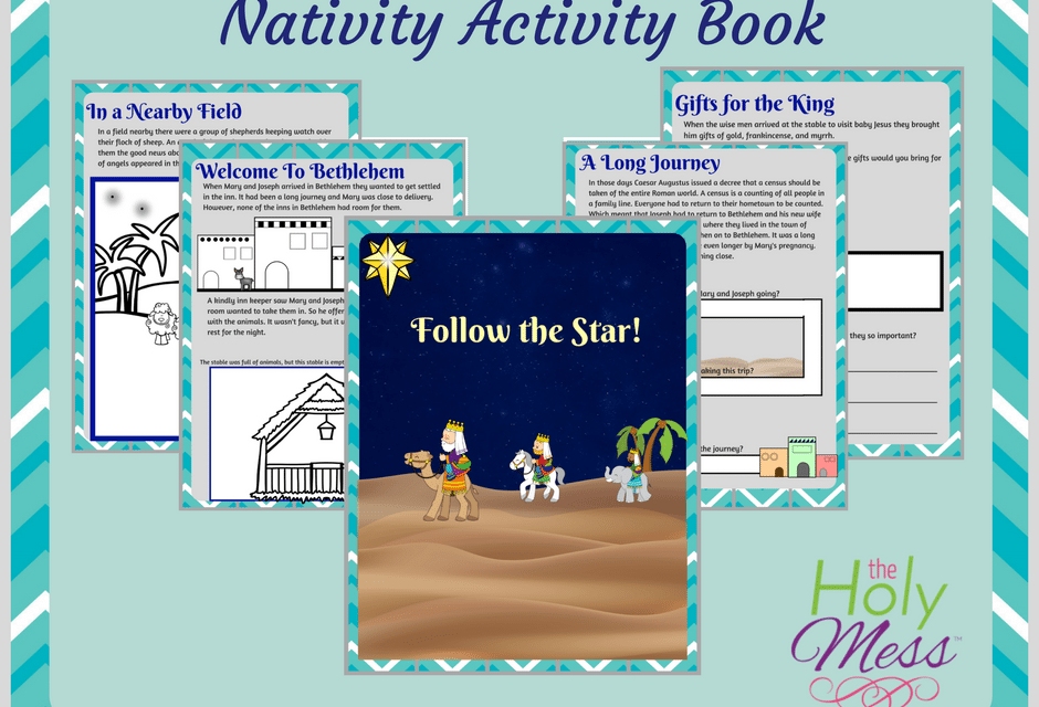 Printable Nativity Activity Book for Kids