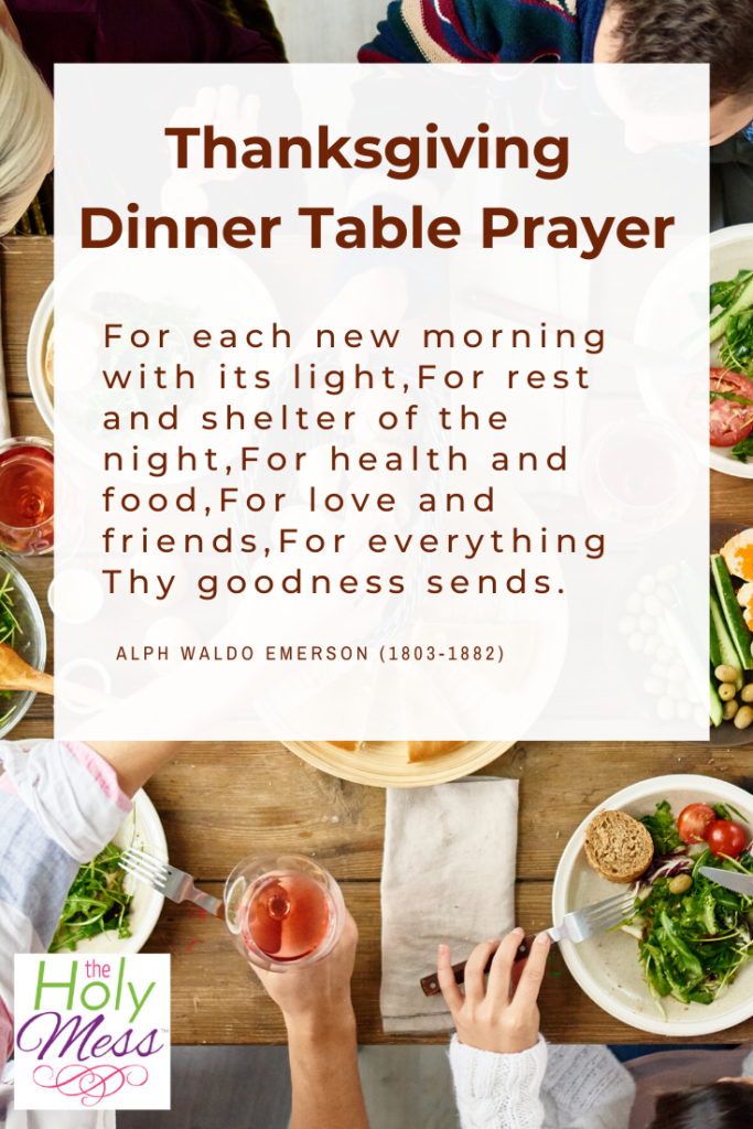 7 Thanksgiving Dinner Table Prayers 7 Thanksgiving Dinner Table Prayers