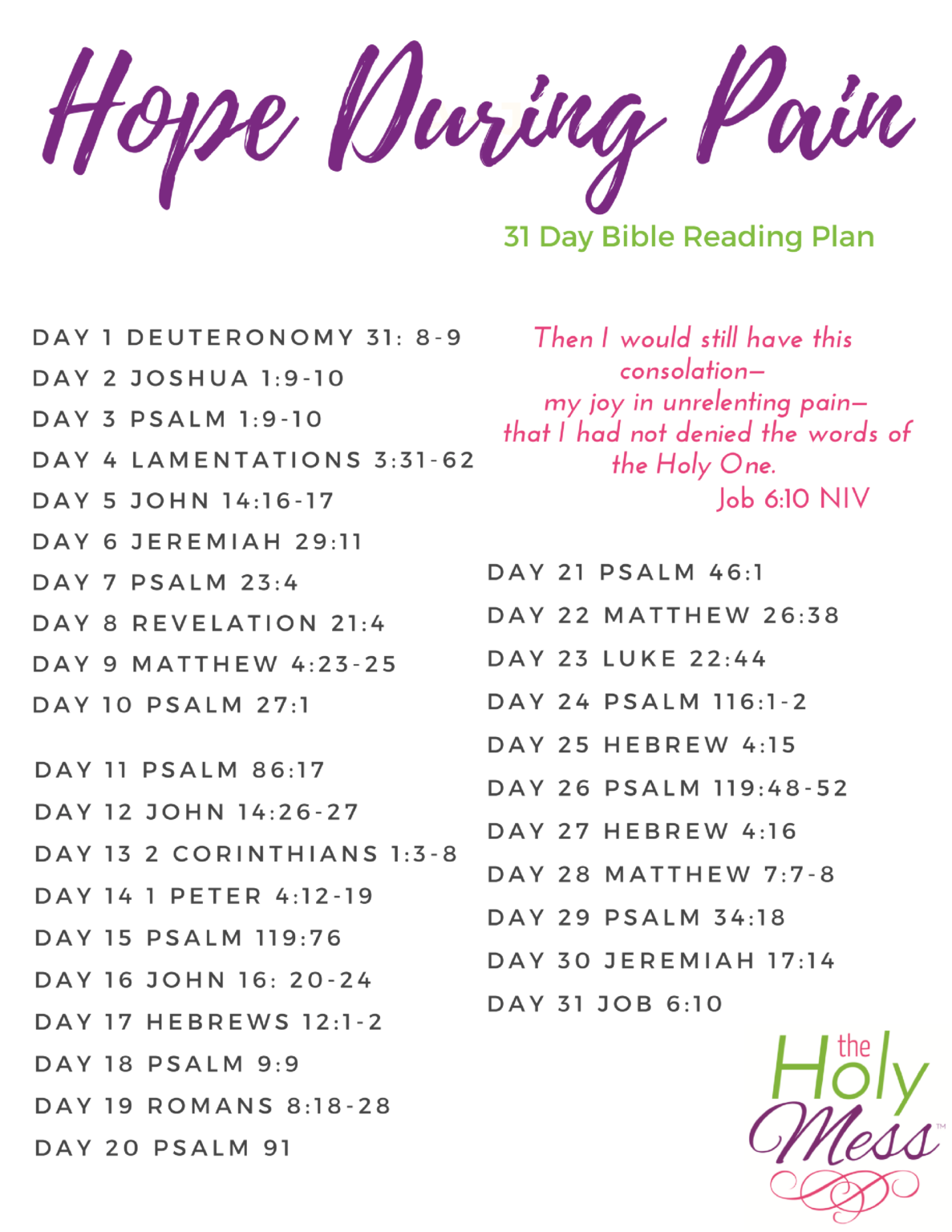 10 Bible Verses about Pain and Suffering: Find Hope & Peace