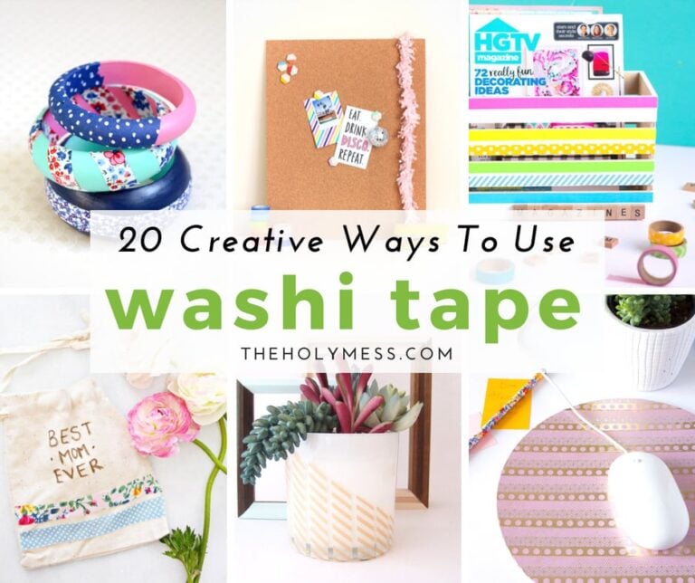 20 Creative Ways to Use Washi Tape 20 Creative Ways to Use Washi Tape