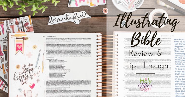 The Illustrating Bible Review and Flip Through The Holy Mess