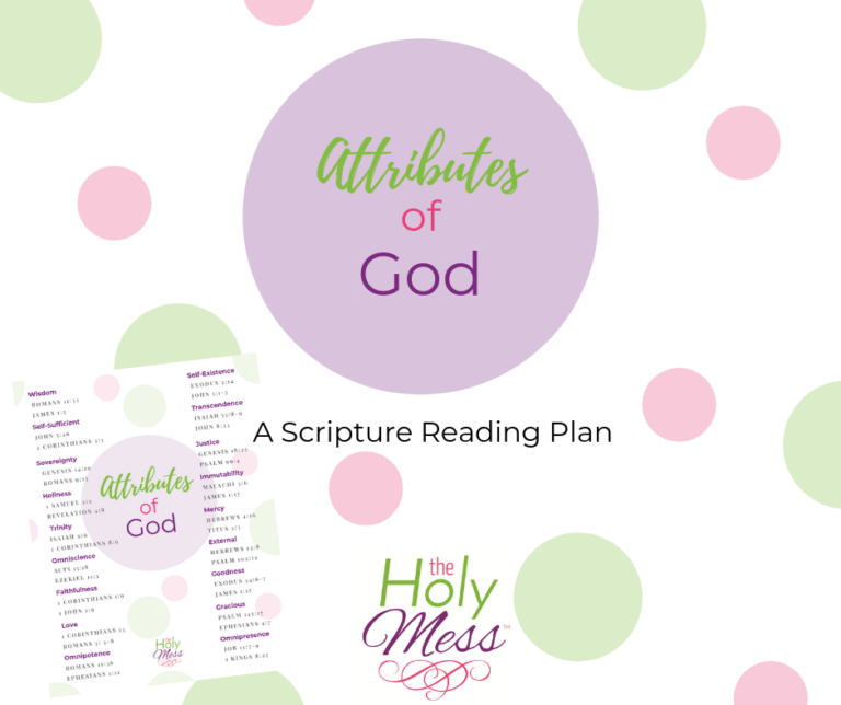 36 Bible Verses about the Attributes of God {Free Printable}