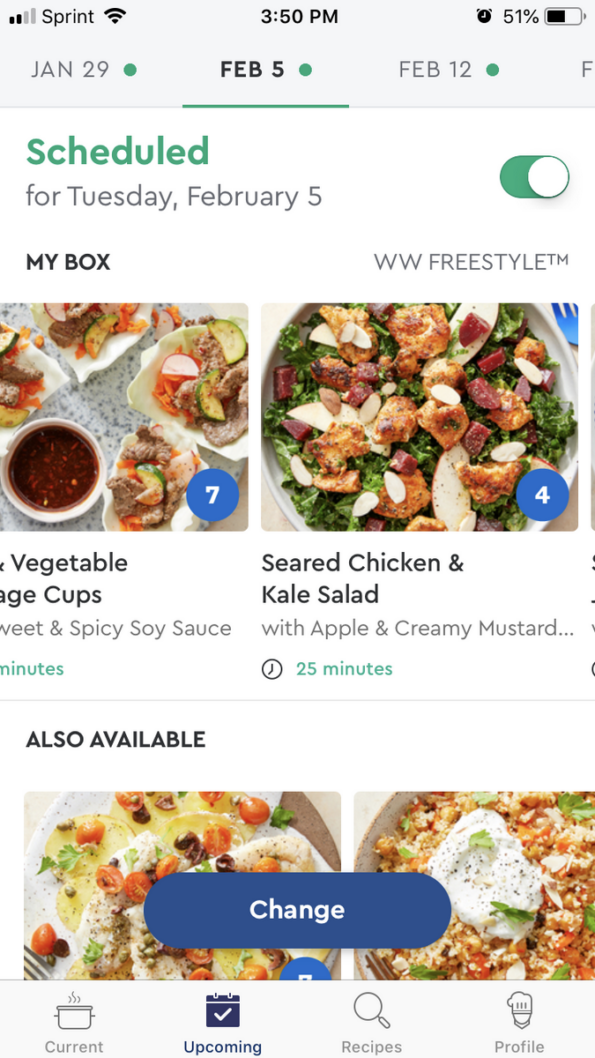 Blue Apron + WW Freestyle Review