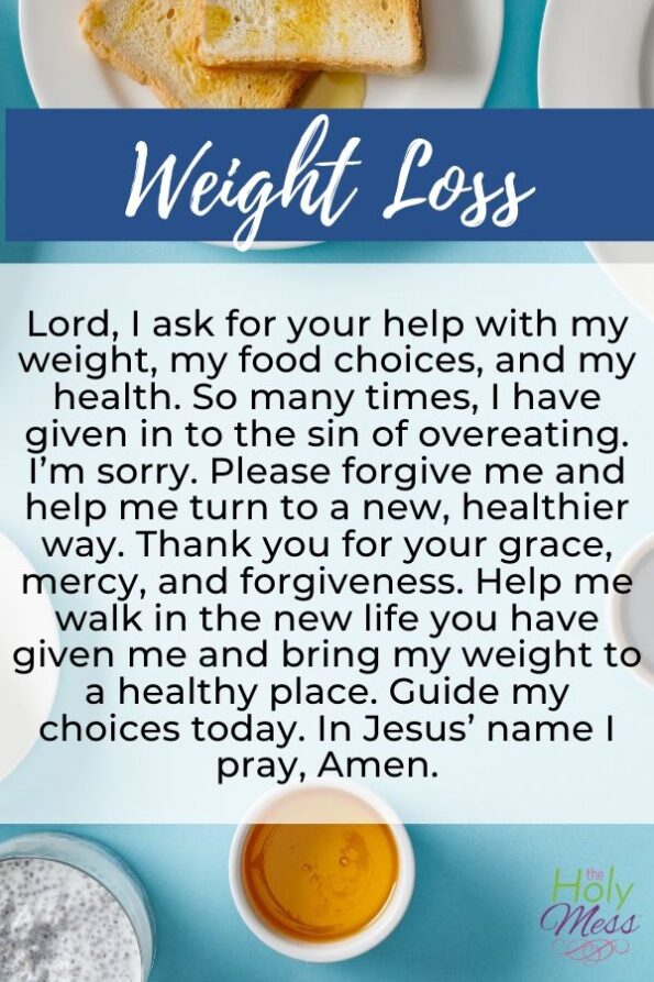 A Prayer for Weight Loss (with Free PDF Printable) The Holy Mess