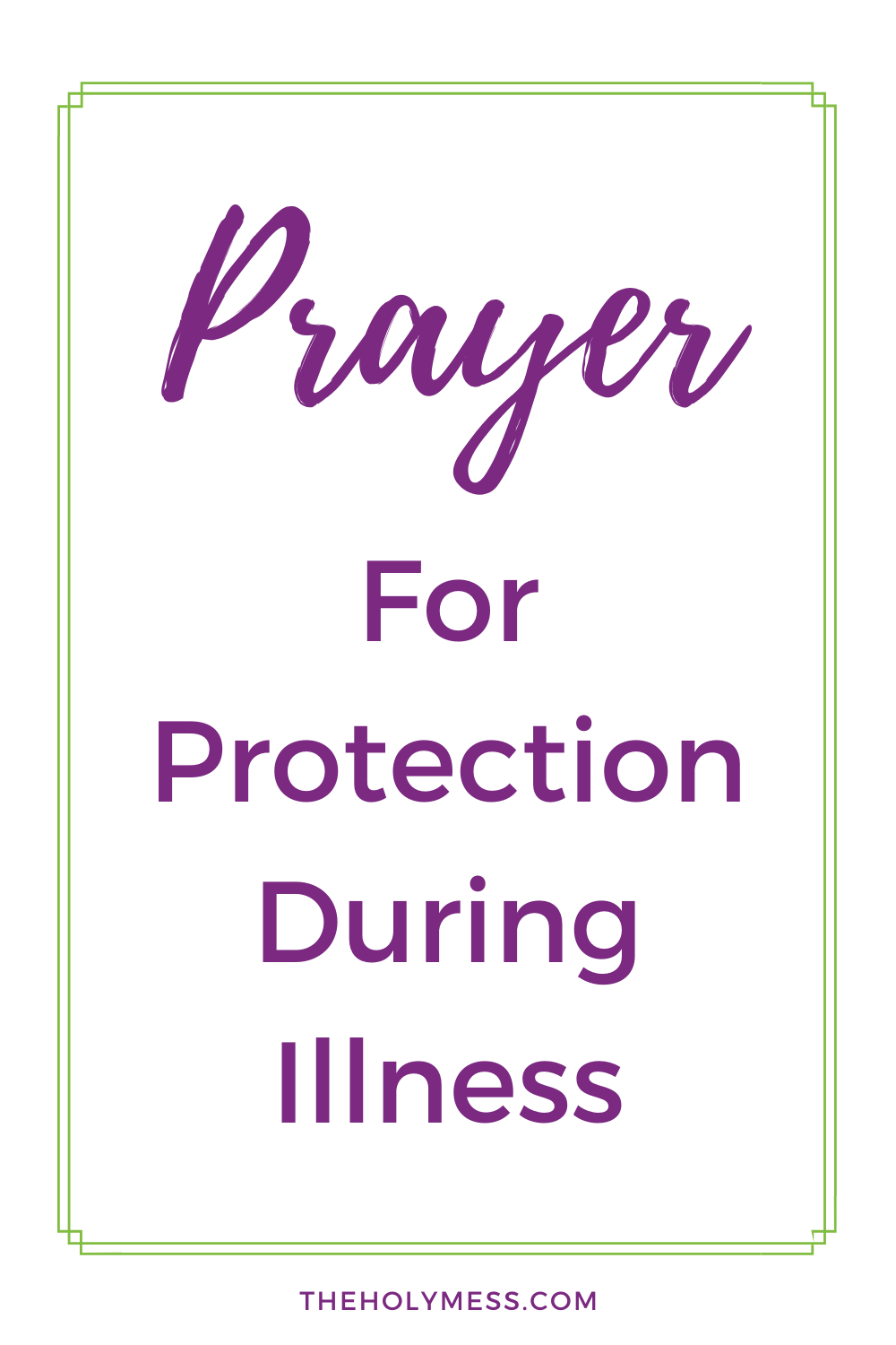 Powerful Prayer for Healing and Protection (Free Printable)