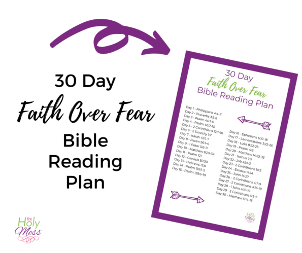 30 Faith Over Fear Bible Verses to Find Strength in God