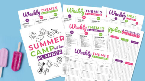 Summer Camp At Home Planner Printable The Holy Mess