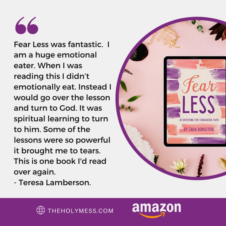 Fear Less Devotion Book The Holy Mess