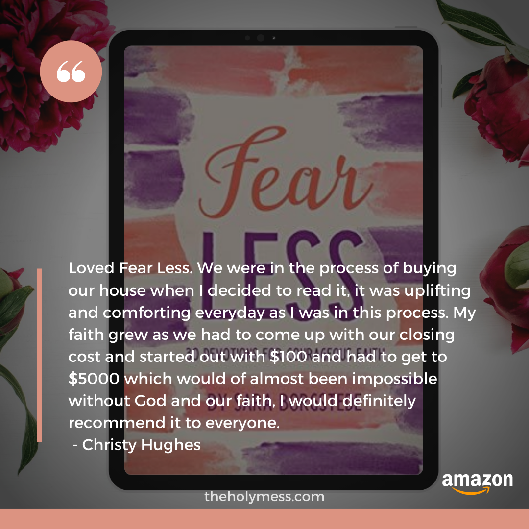 Fear Less Devotion Book The Holy Mess