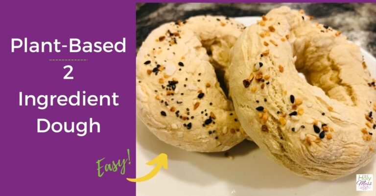 Healthy Vegetarian 2 Ingredient Dough Recipe