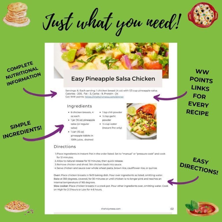 15 Easy Weight Loss Dinner Recipes (with Calories & WW Points) The Holy ...