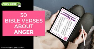30 Bible Verses About Controlling Anger {Free PDF Printable}
