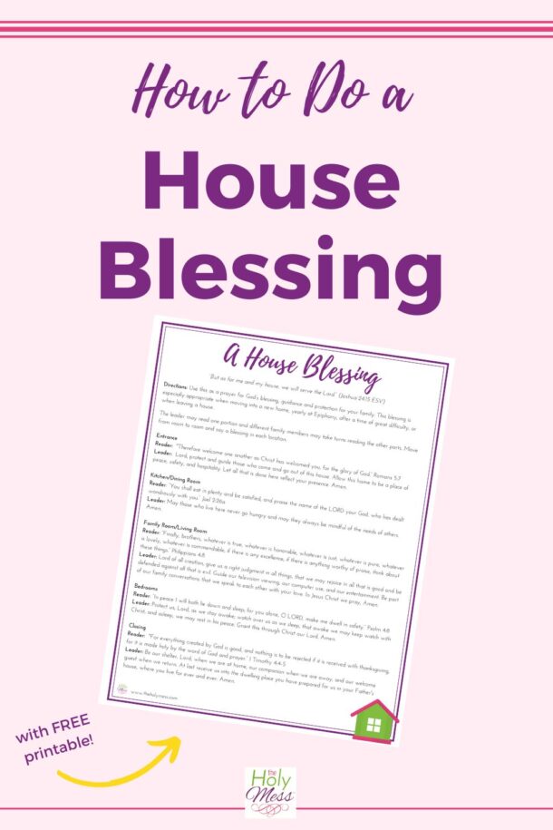 House Blessing Prayers and Bible Verses for Each Room