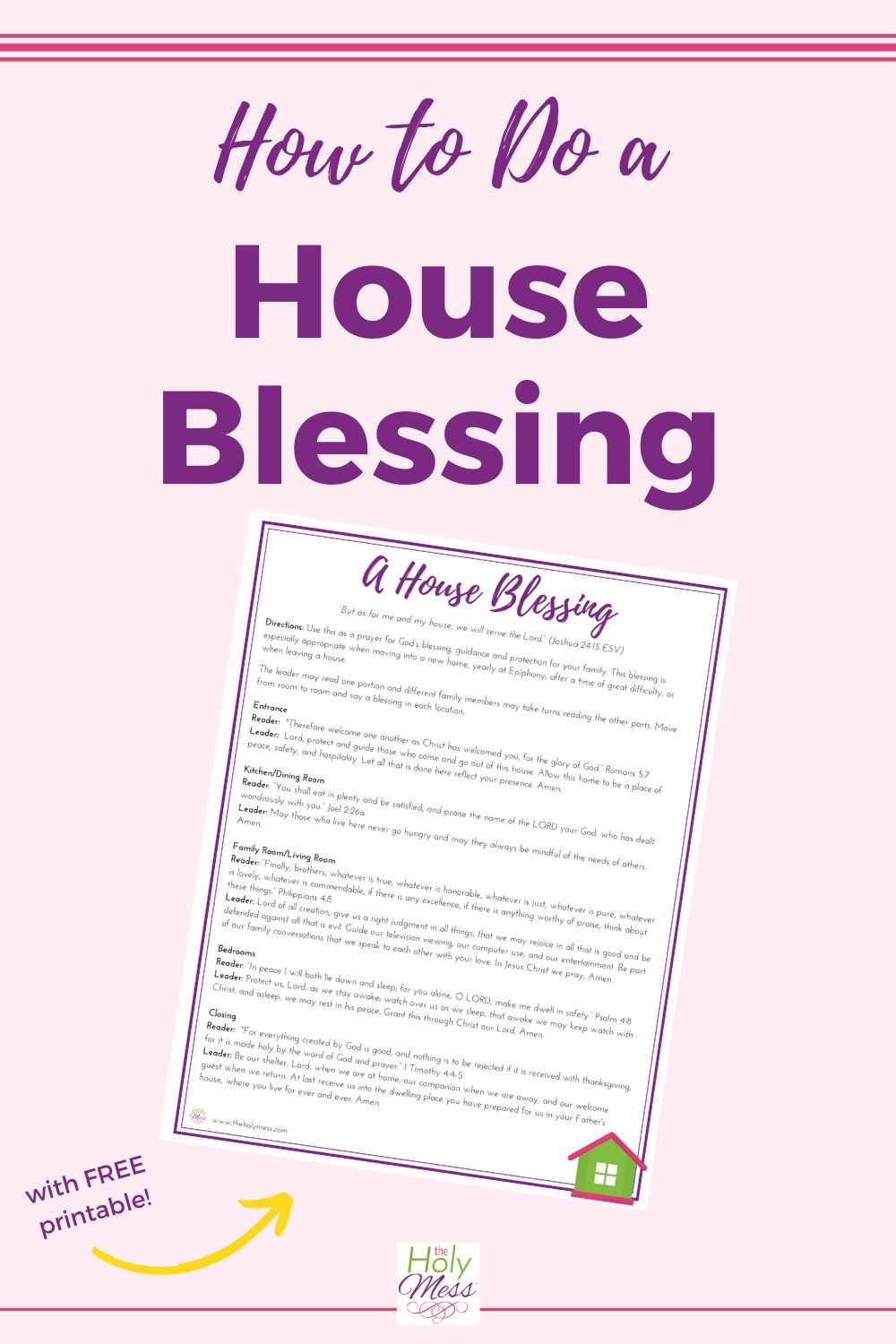 House Blessing Prayers and Bible Verses for Each Room