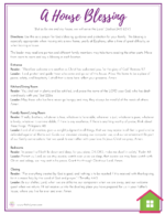 House Blessing Prayers and Bible Verses for Each Room