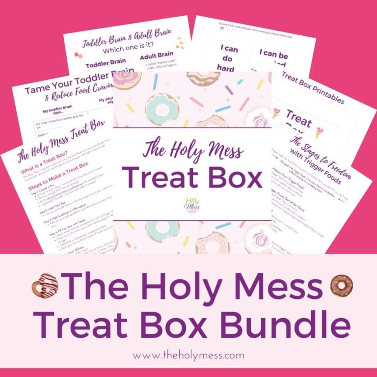 The Holy Mess Treat Box: How to Eat Treats During Weight Loss The Holy Mess