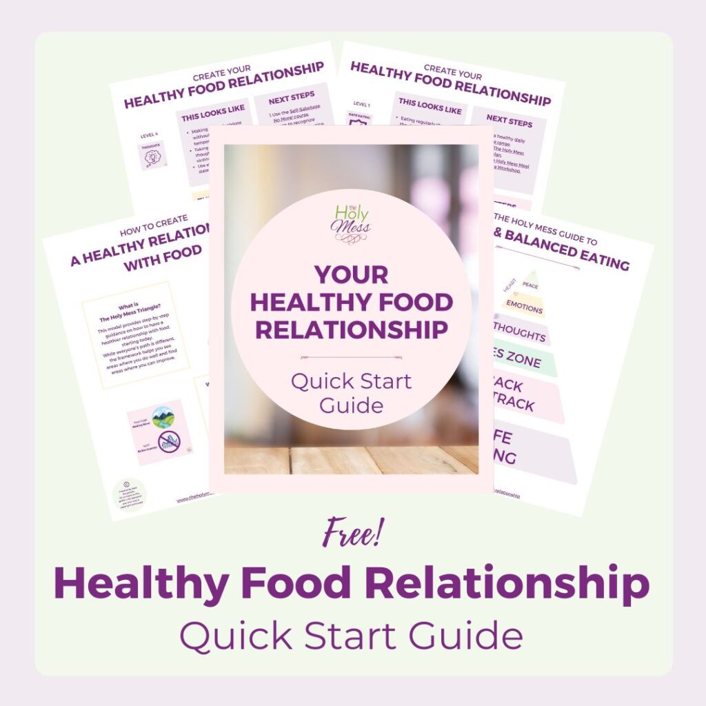 How to Create a Healthy Relationship with Food The Holy Mess