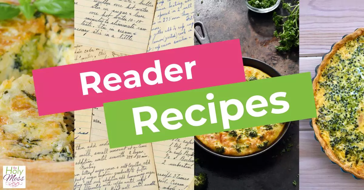 Broccoli and Cheddar Crustless Quiche (Reader Recipe) The Holy Mess